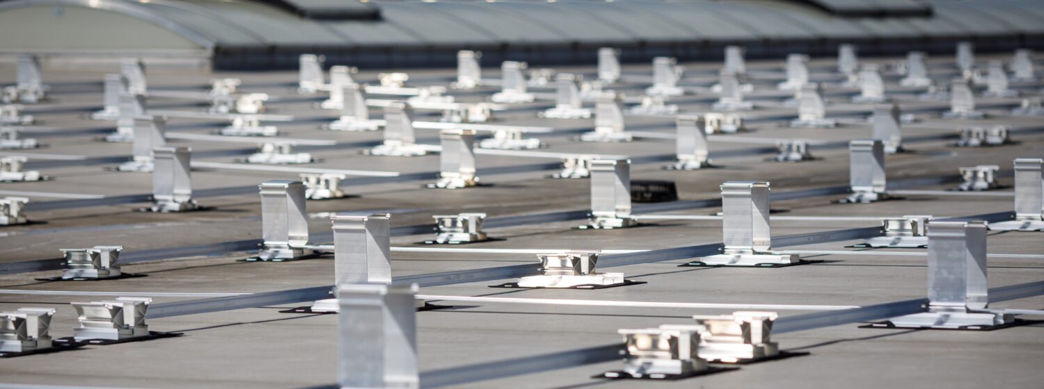 Photovoltaic mounting system - quickly and easily installed.